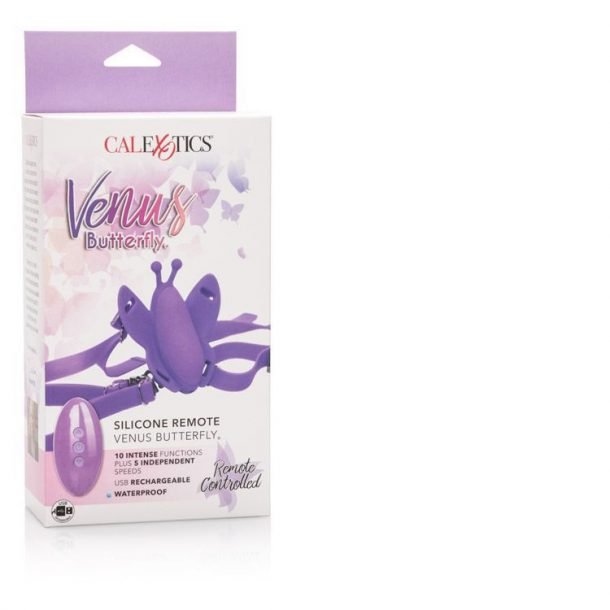 Silicone Wireless Remote control Venus Butterfly - Purple Passion