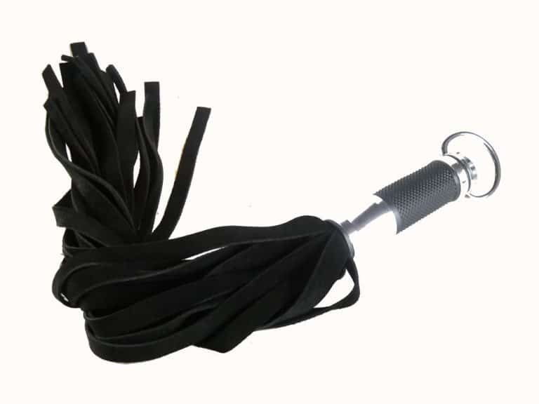 Suede Flogger With 20 Tails Purple Passion